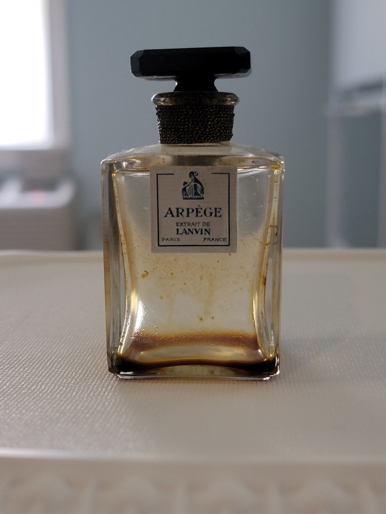 Vintage 2 1/2 Inch Miniature Perfume Bottle Arpege Extrait De Lanvin ...
