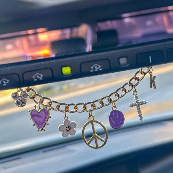 Car Mirror Charm - Etsy