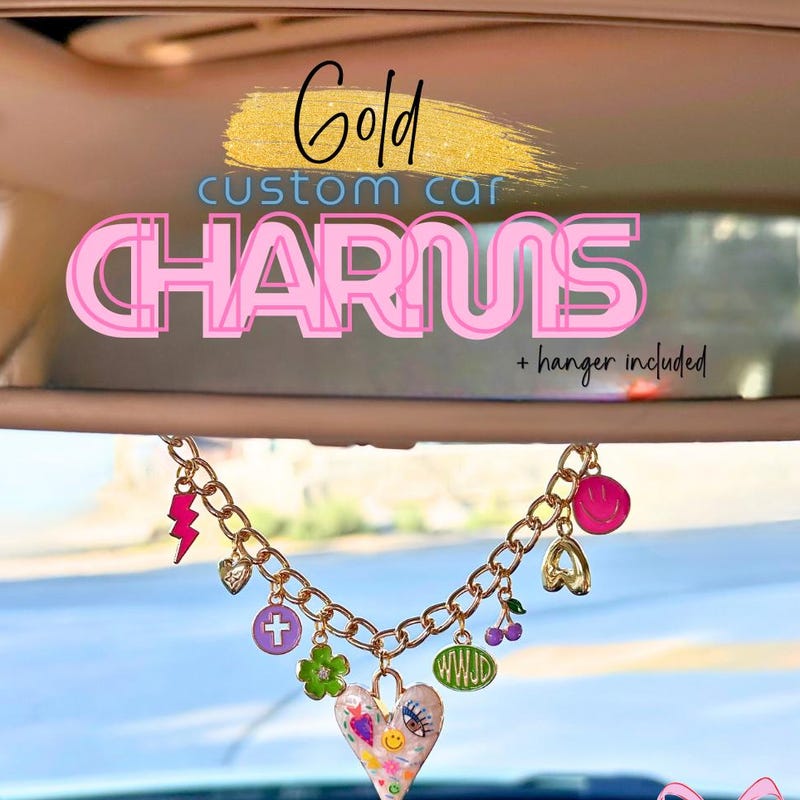 Car Mirror Charm Cute - Etsy