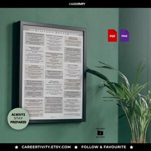 Job Interview Cheat Sheet | Getting Hired | Tips & Guide | Interview Preparation | Career ...