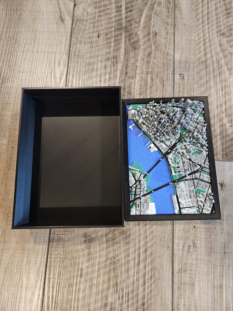 3D Printed Manhattan Topography – NYC Desk Model (7.5x5.5 Inches) - Etsy