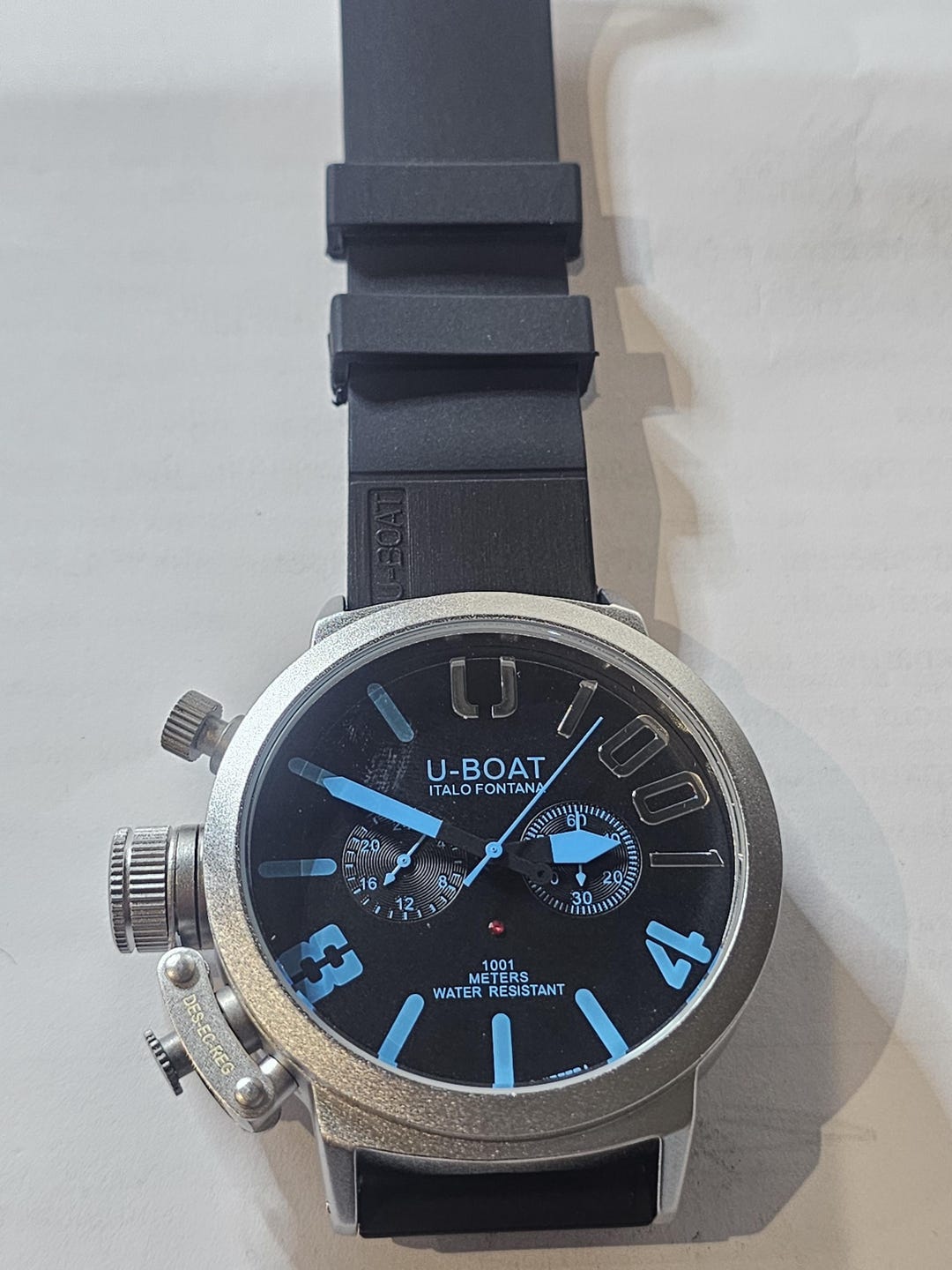 U-BOAT Italo Fontana Watch Automatic in Working Order Blue Arrows - Etsy
