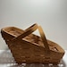 Vintage Handwoven Signed Slant Angle Longaberger Basket - Etsy