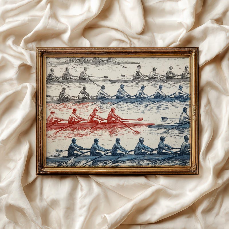 Rowing Art - Etsy