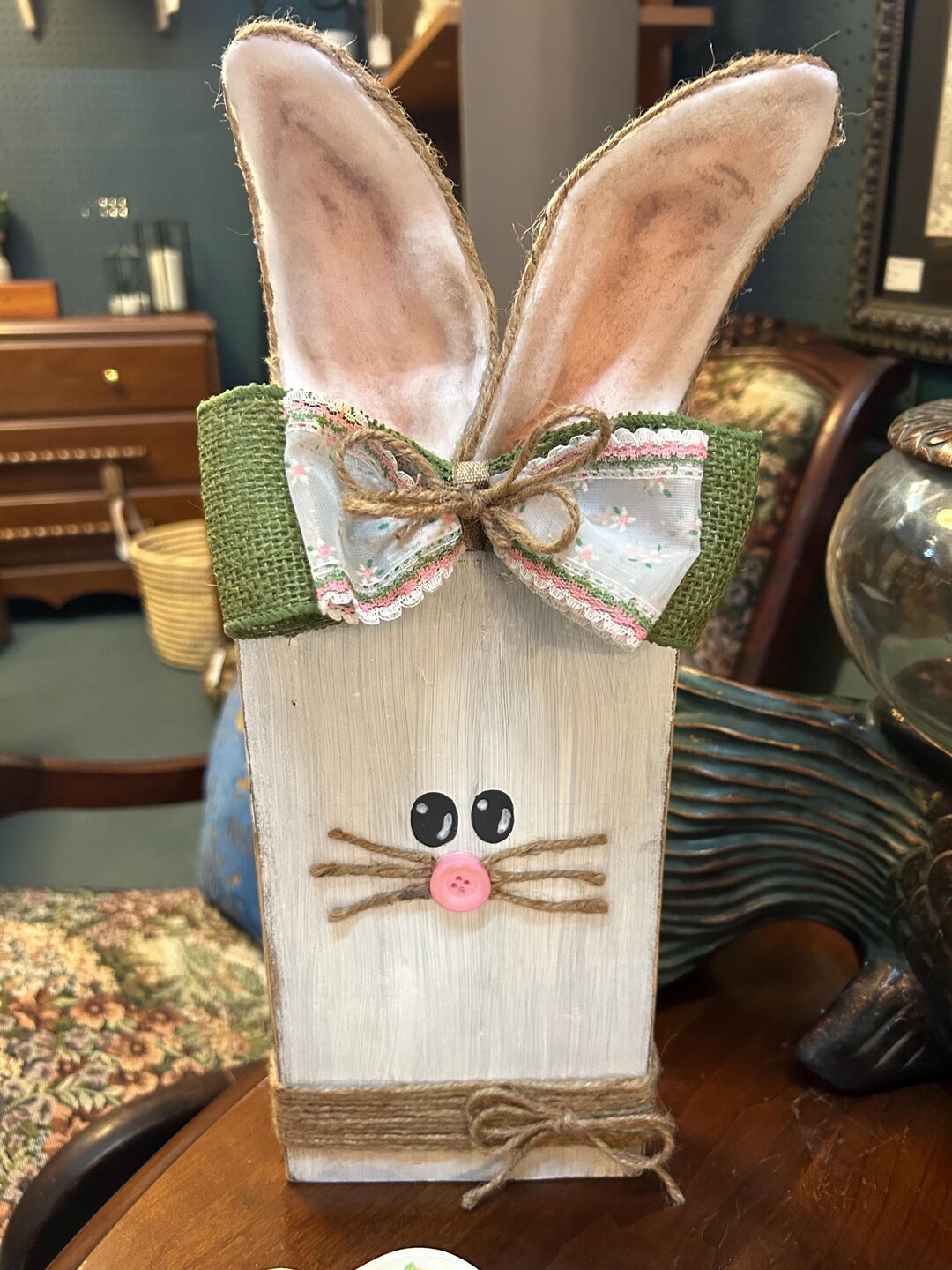 Wooden Easter Bunny, Wood Bunny, Rustic Easter Bunny, Wood Rabbit ...