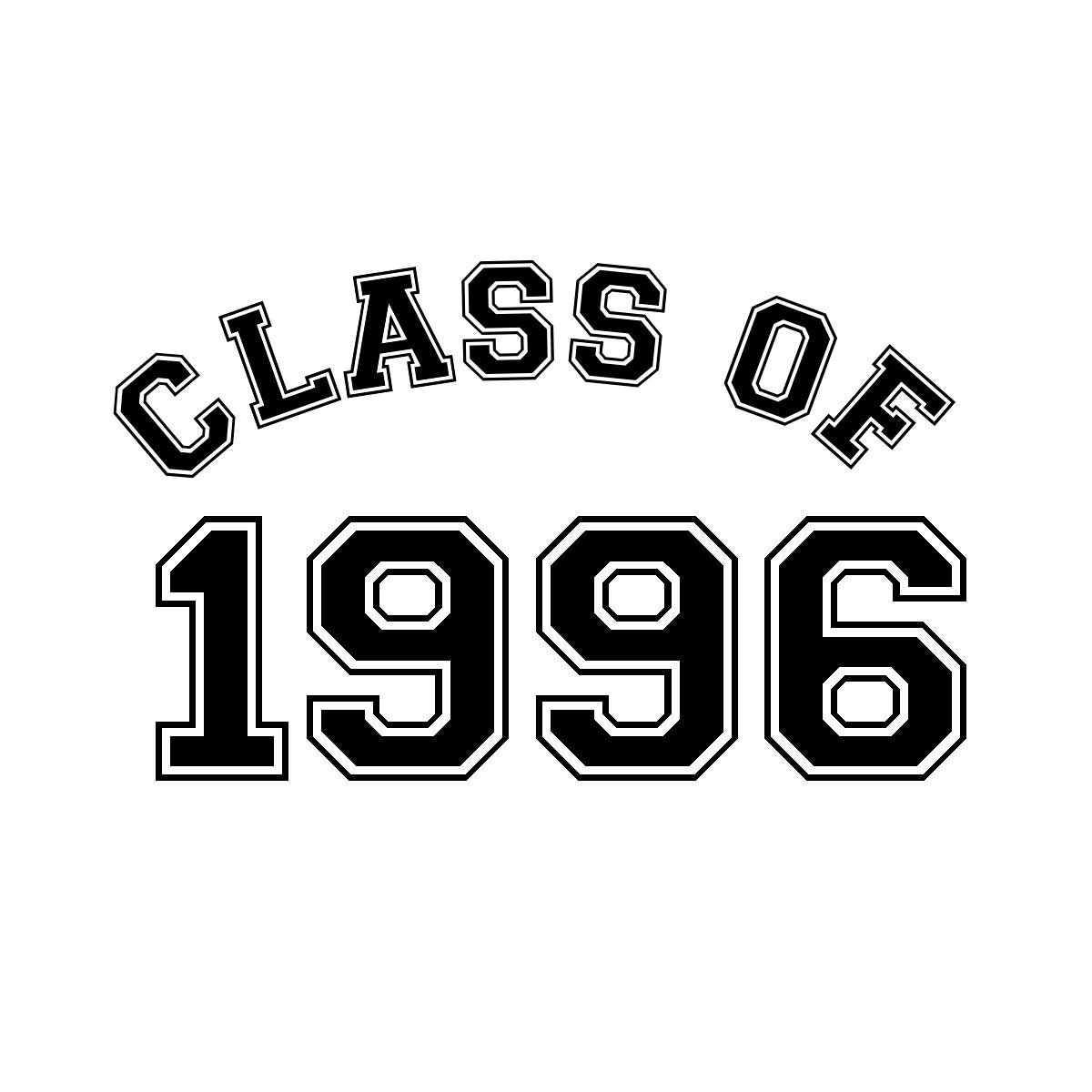 Class of 1990 through 1999 svg designs SVG PNG cut file | Etsy