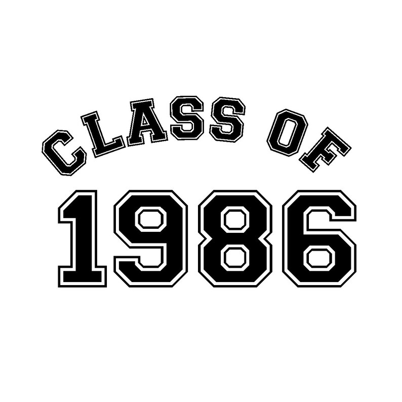 Class of 1980 Through 1989 Svg Designs SVG PNG Cut File - Etsy