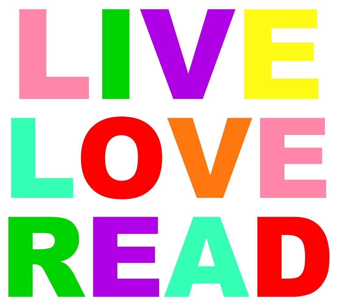 Live Love Read design SVG PNG JPG eps cut file | Etsy