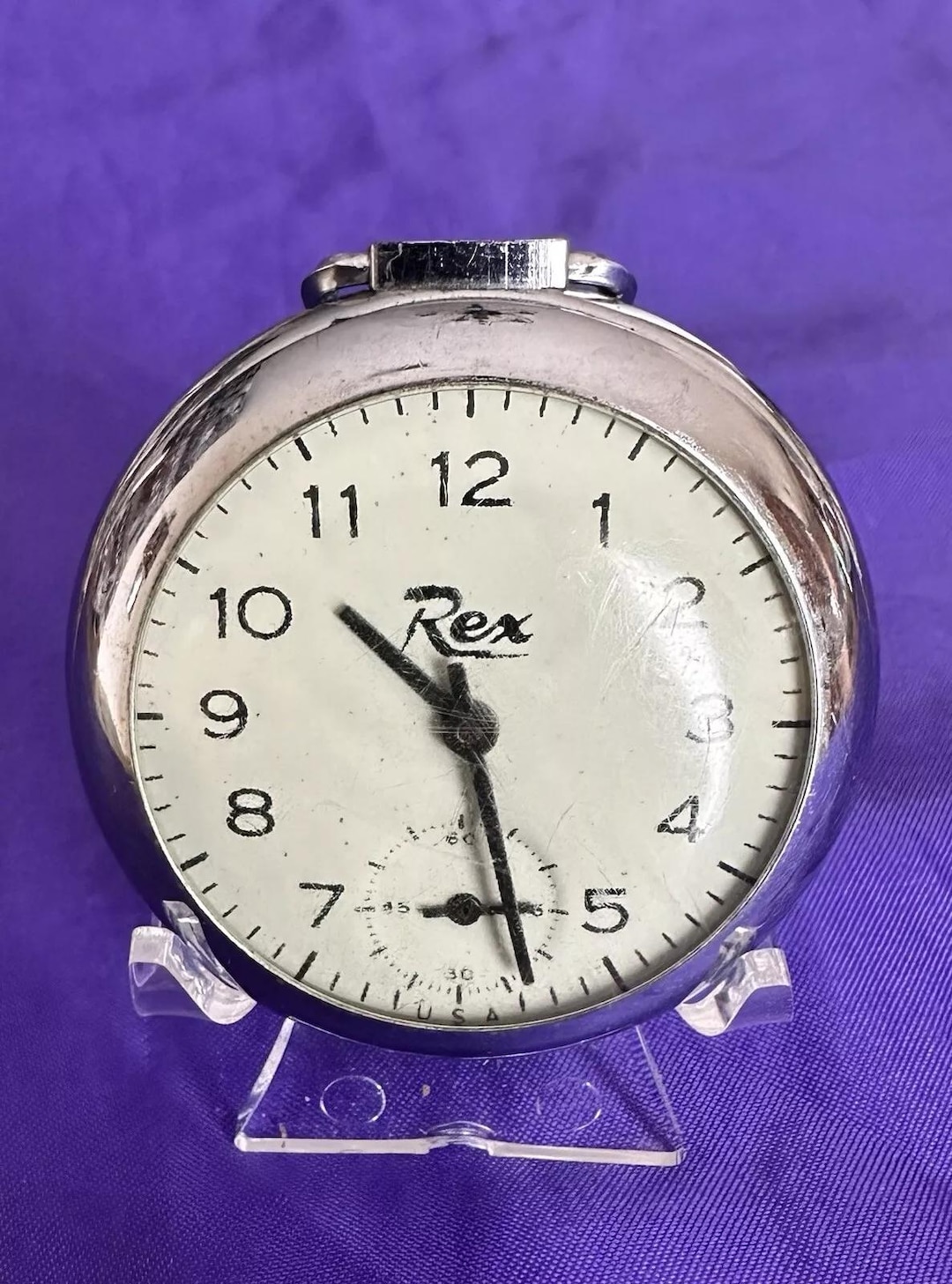 Vintage Rex Pocket Watch - Etsy