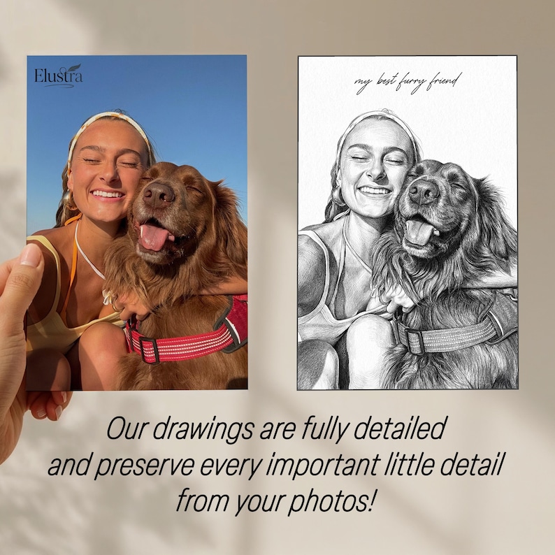 Memorial Pencil Sketch Family Portrait, Add Deceased Loved One (digital ...