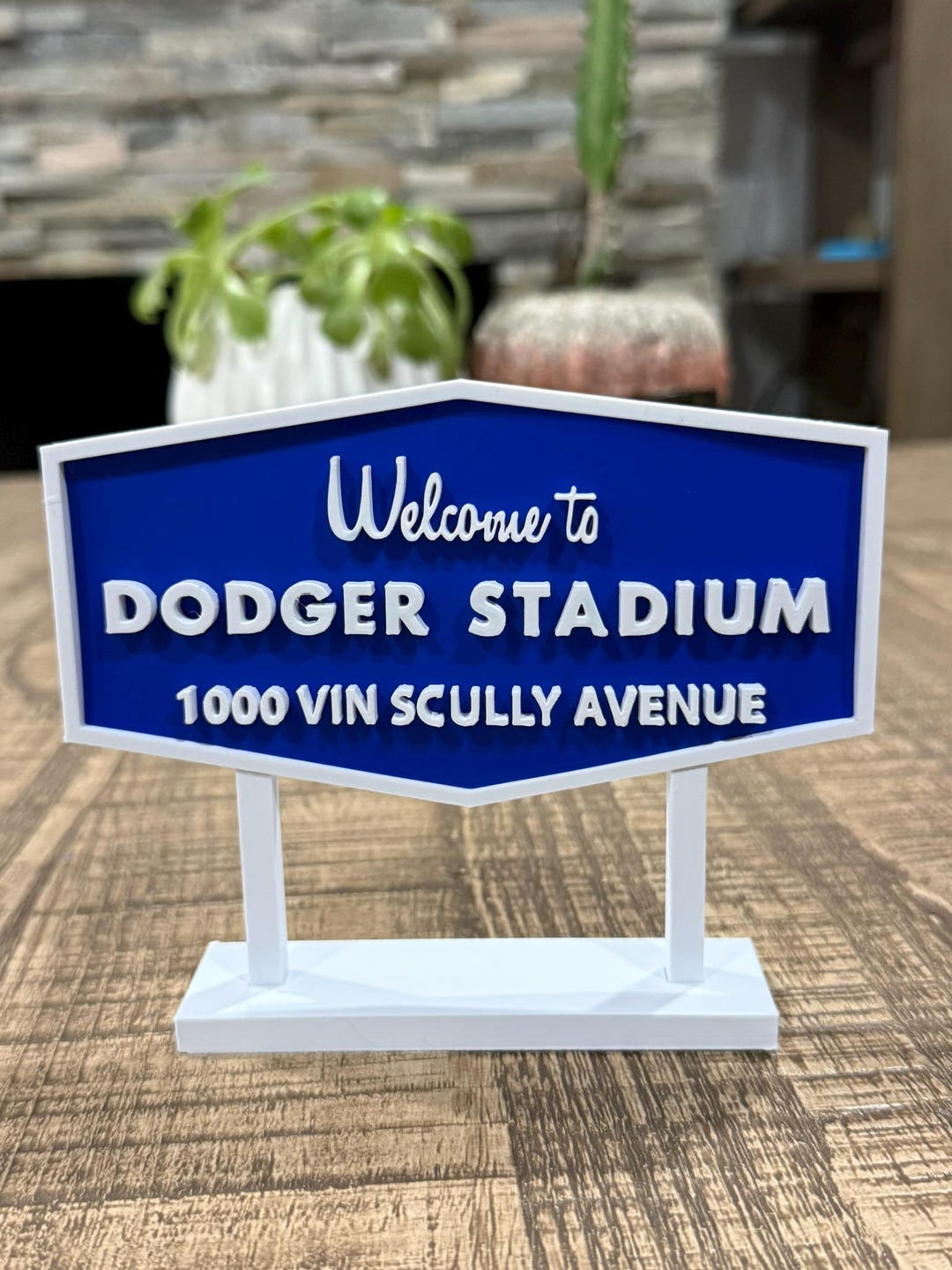 Welcome to Dodger Stadium Sign | 3D Printed Los Angeles Dodgers Replica ...