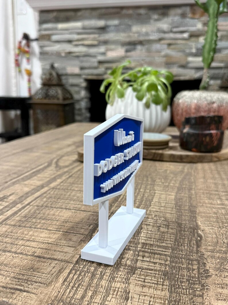 Welcome to Dodger Stadium Sign | 3D Printed Los Angeles Dodgers Replica ...