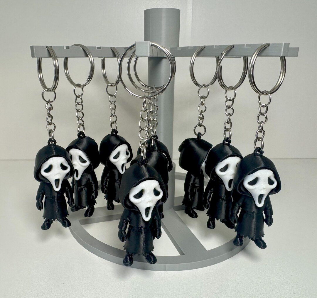Ghostface Keychain: 3D Printed Horror Movie Fan Art - Etsy