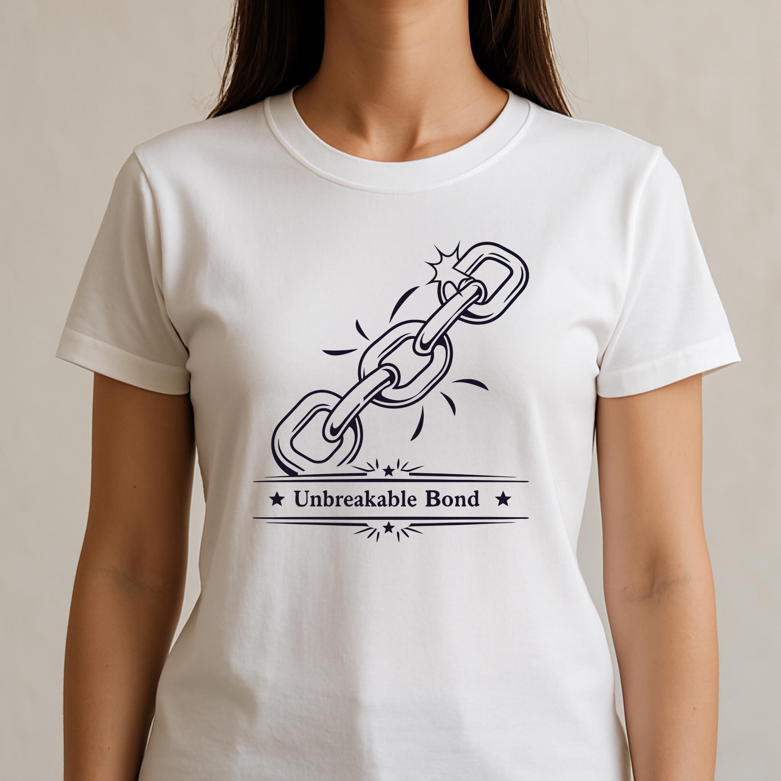 Unbreakable Bond PNG – Interlocked Chain Loyalty Design – Minimal ...