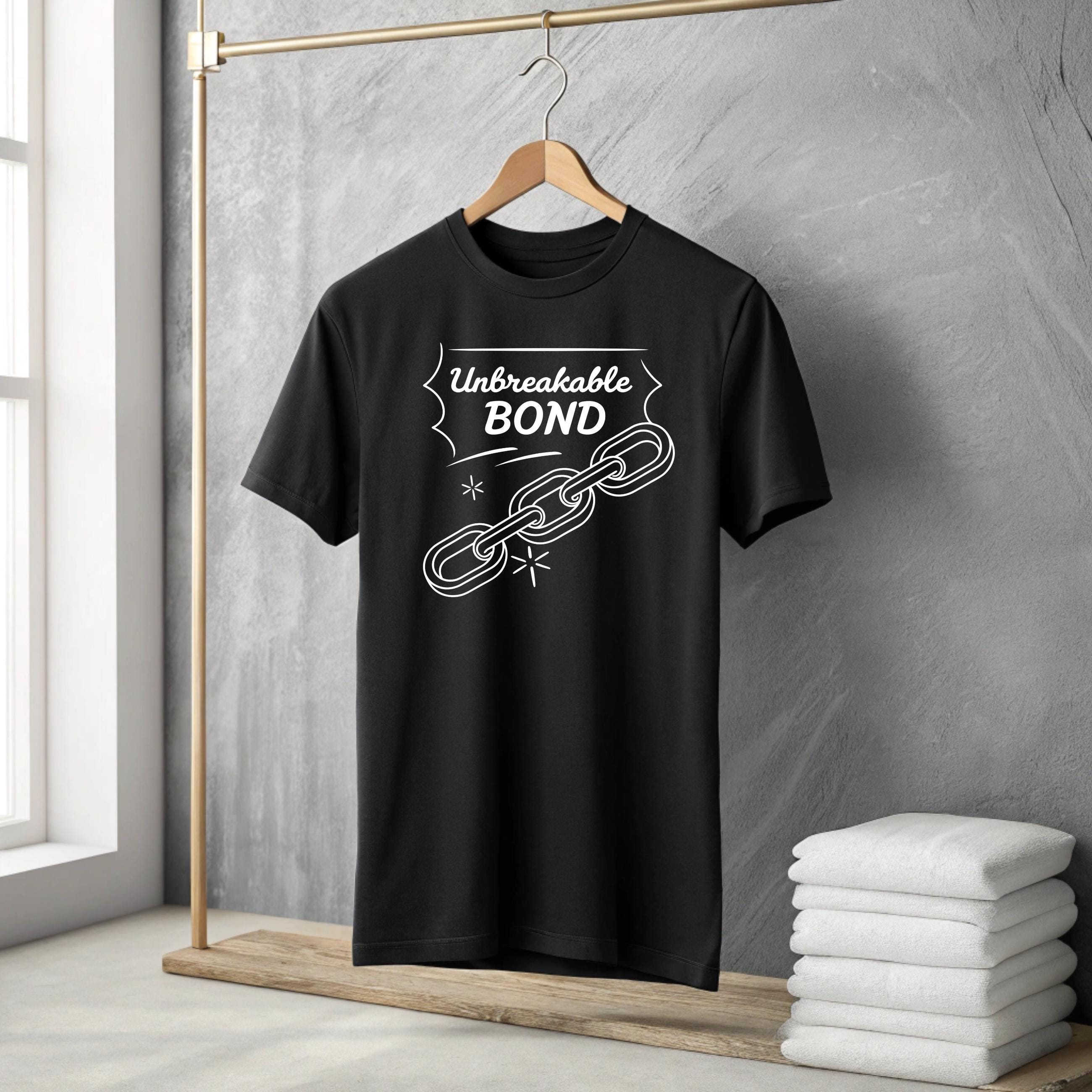 Unbreakable Bond PNG – Interlocked Chain Loyalty Design – Minimal ...