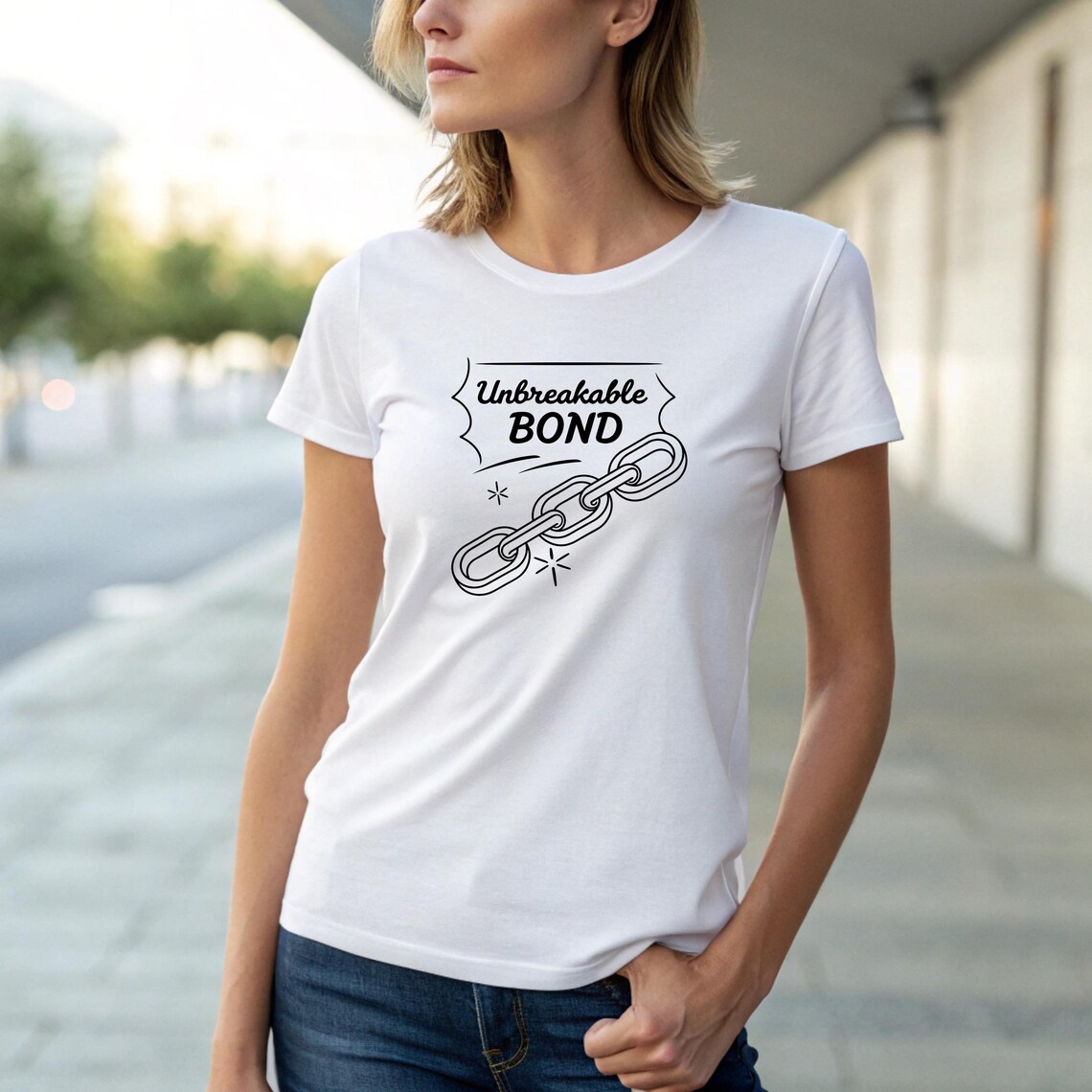 Unbreakable Bond PNG – Interlocked Chain Loyalty Design – Minimal ...