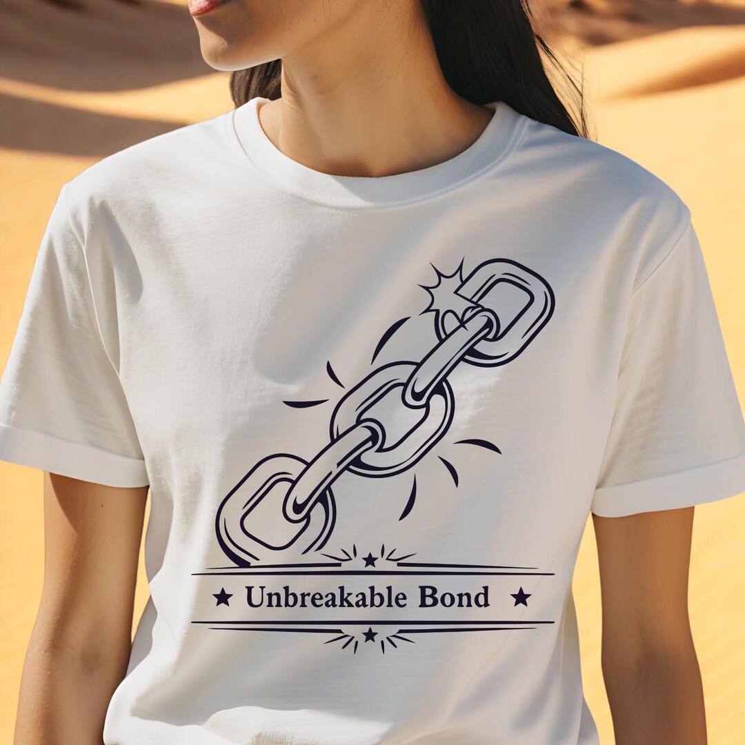 Unbreakable Bond PNG – Interlocked Chain Loyalty Design – Minimal ...