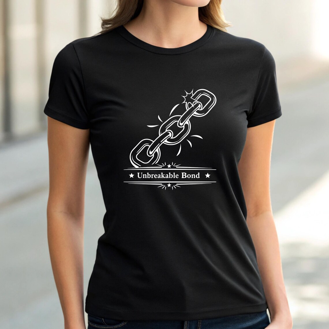 Unbreakable Bond PNG – Interlocked Chain Loyalty Design – Minimal ...