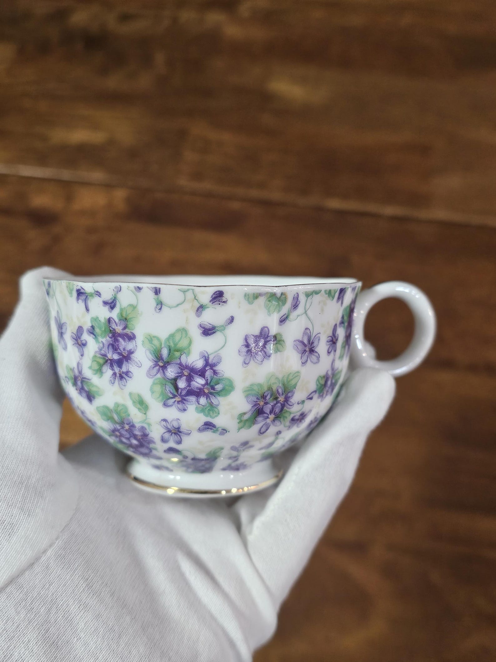 Vintage Yada China Tea Cup & Snack Plate, Violet Floral, Japanese, Gift ...