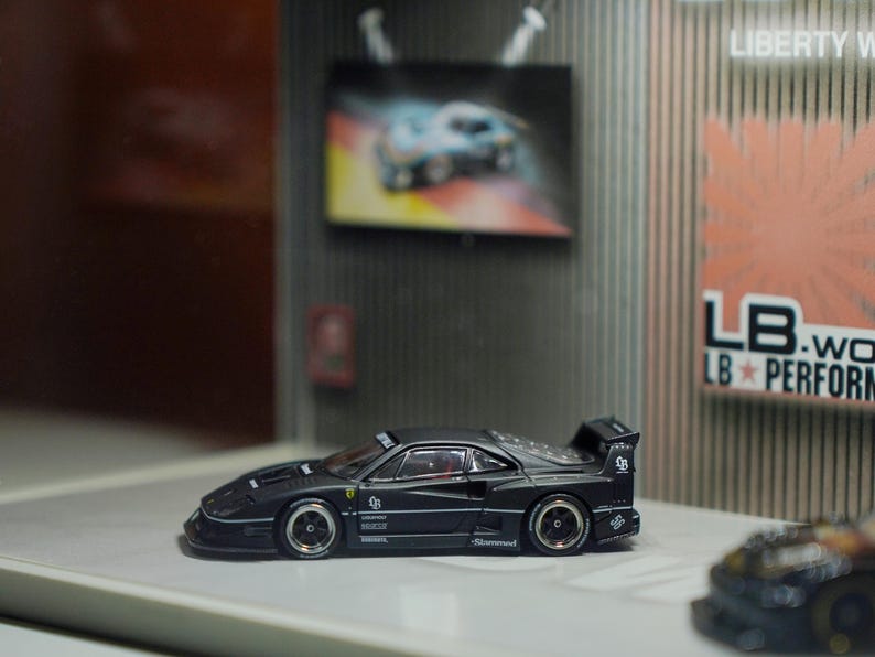 1:64 Diecast Display Case With LED Lights – Hot Wheels Diorama Garage ...