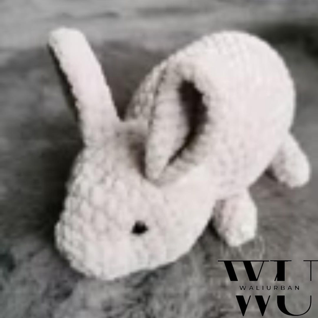 Crochet Baby Rabbit Pattern PDF, Easy Amigurumi Bunny Toy, Beginner ...