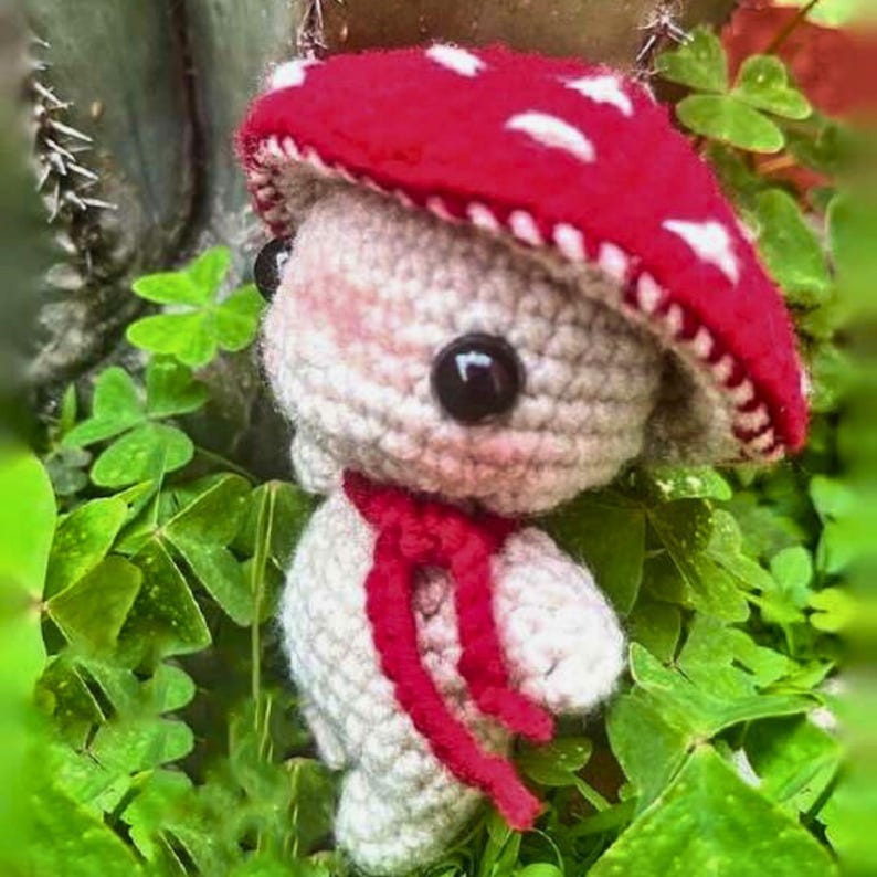Mushroom Guy Crochet Pattern PDF | Amigurumi Critter Stitch Design ...