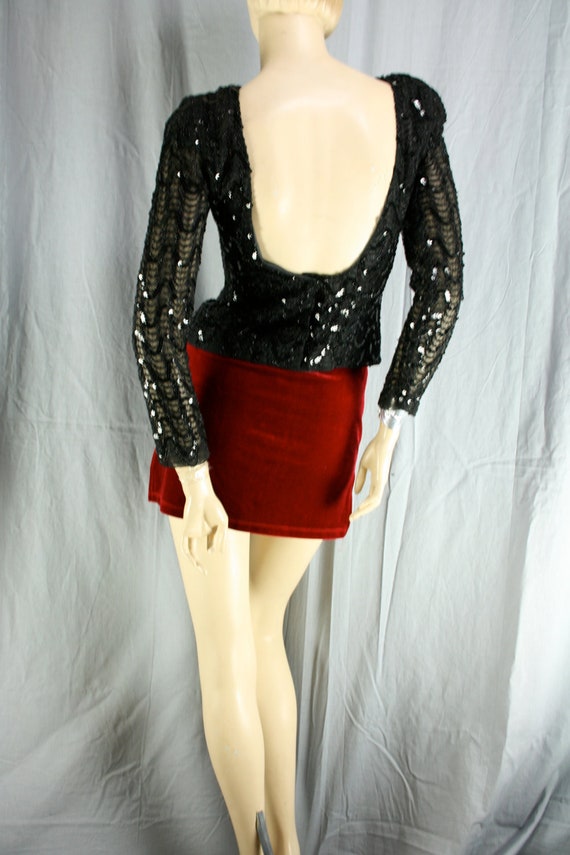 Vintage stretchy sheer open - Gem