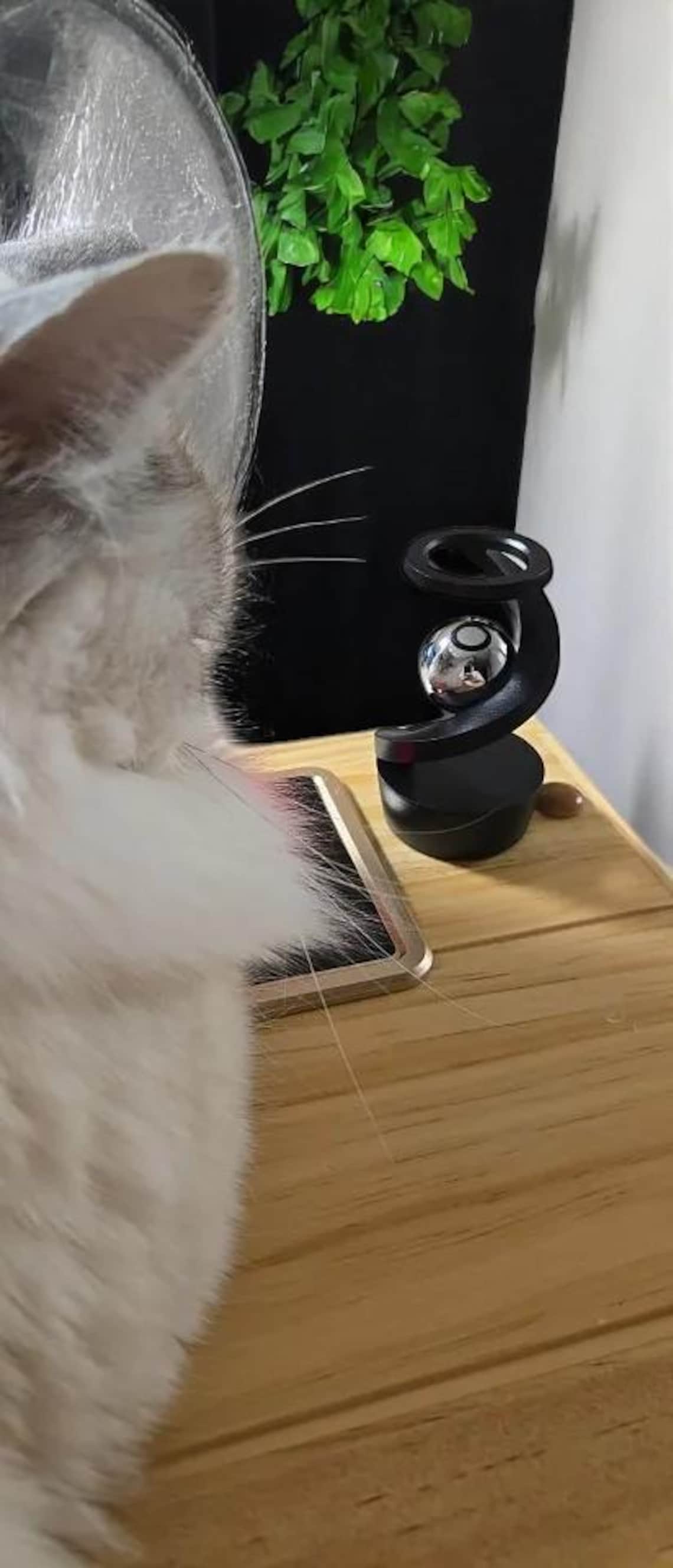 Handmade Kinetic Spinning Desk Sculpture – Gravity-defying Metal Fidget ...