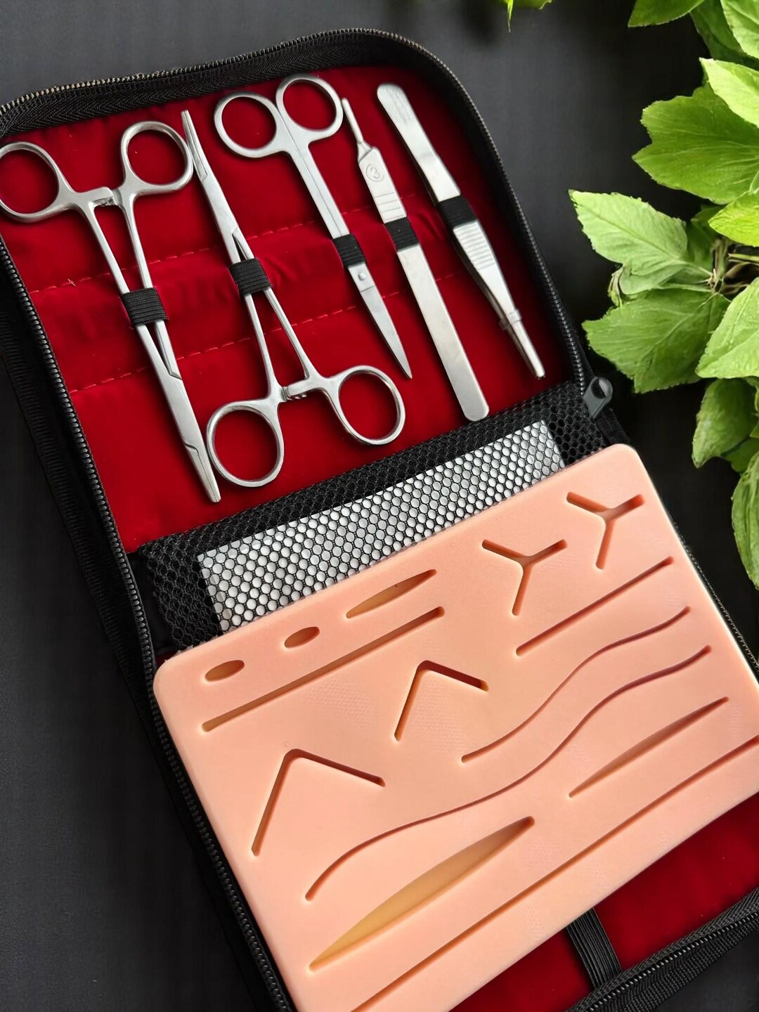 Unique Handmade Anatomy Suture Training Kit — Suturing Practice Cushion ...