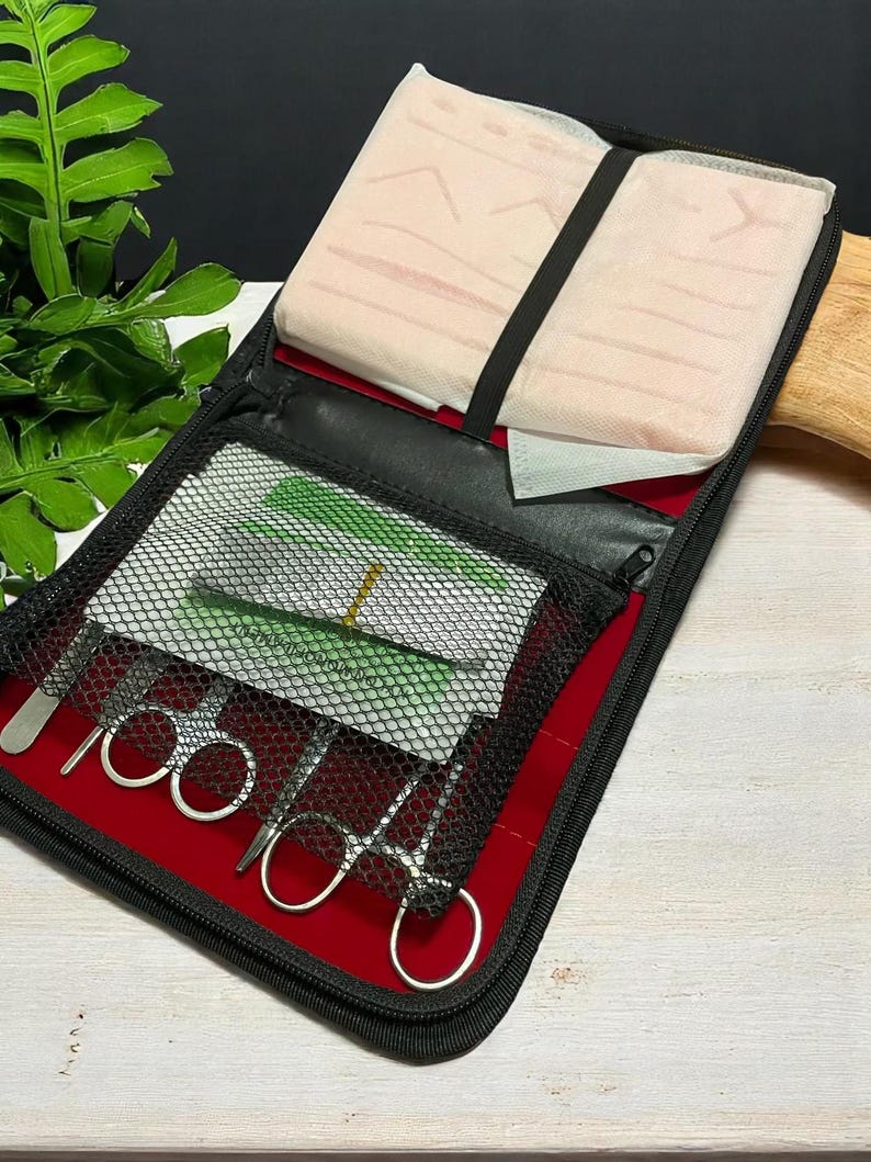 Suture Anatomy Training Kit — Unique Handmade Suturing Practice Cushion ...