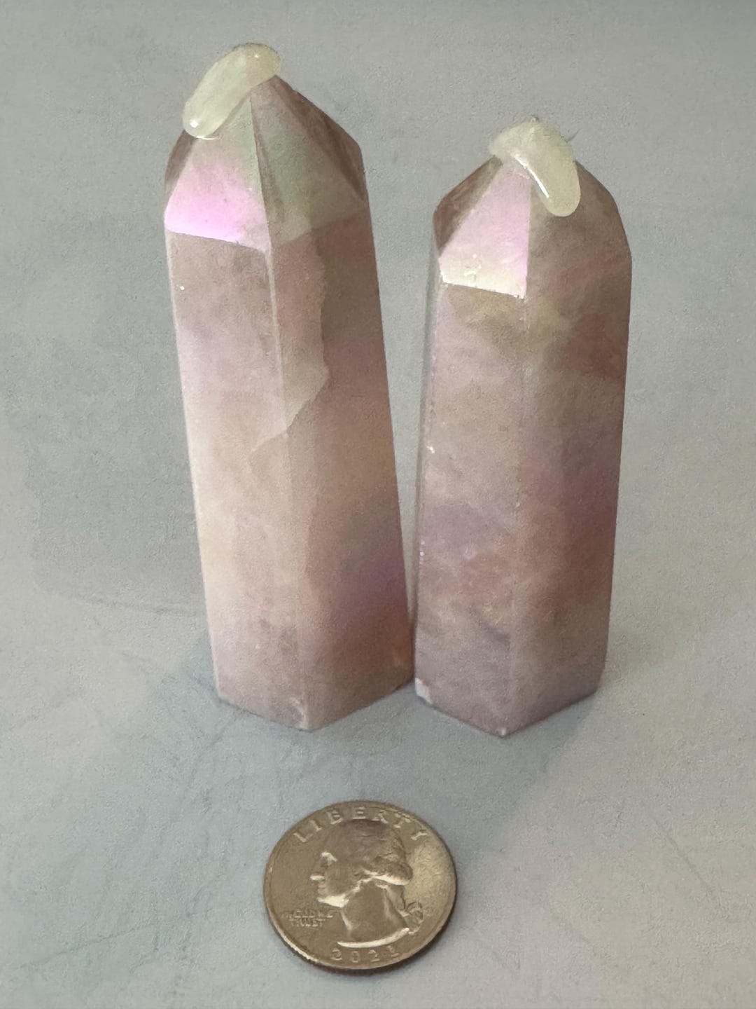 Pink Angel Aura Quartz Towers - Etsy