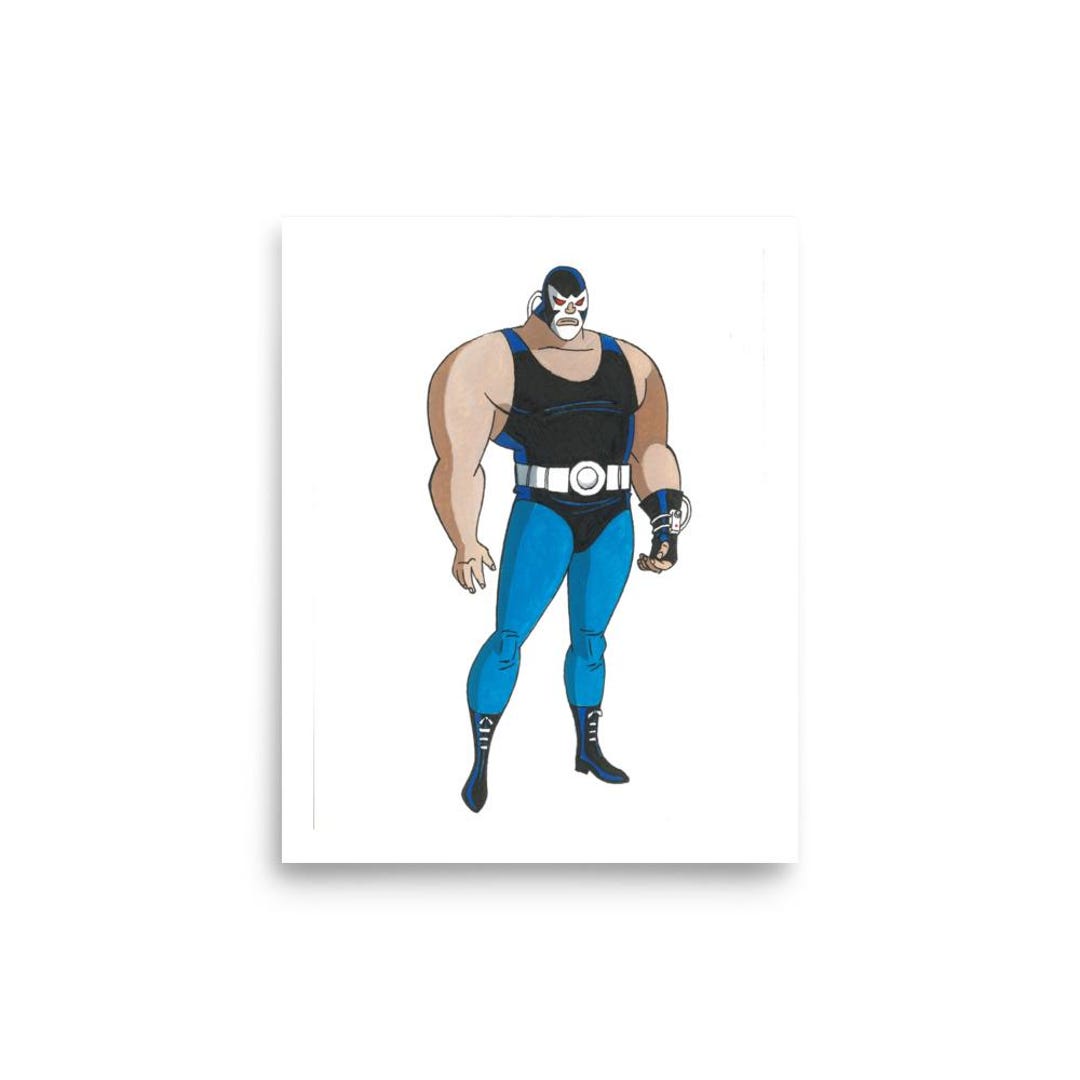 Bane Batman the Animated Series Character Art Print - Etsy