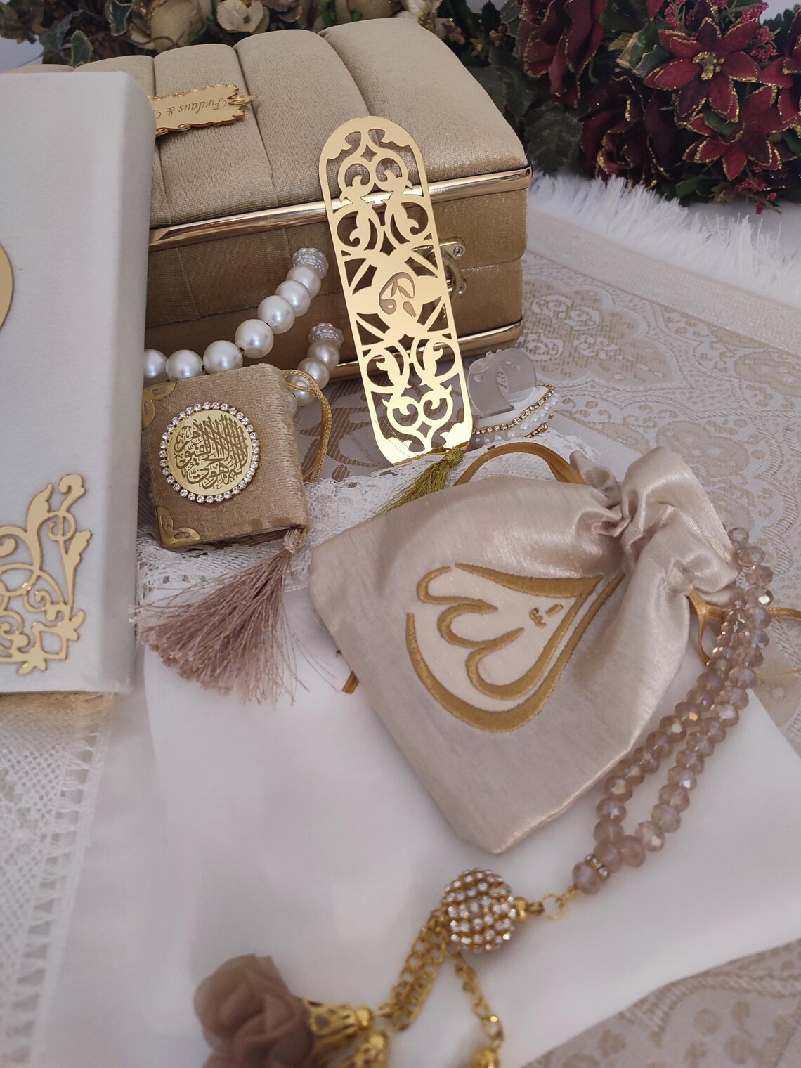 Velvet Quran Gift Set – Islamic Wedding, Eid, Umrah, Hajj - Etsy