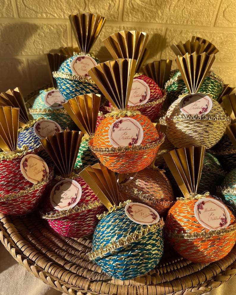 Pughri Matki Box Pugh Bid Box Mehendi/dholki Box Wedding Matki - Etsy