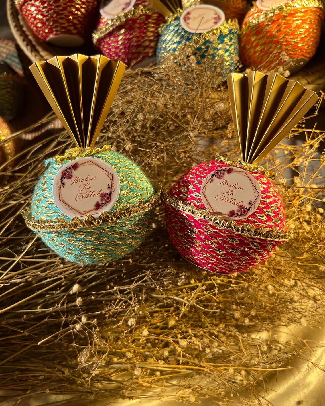 Pughri Matki Box Pugh Bid Box Mehendi/dholki Box Wedding Matki - Etsy