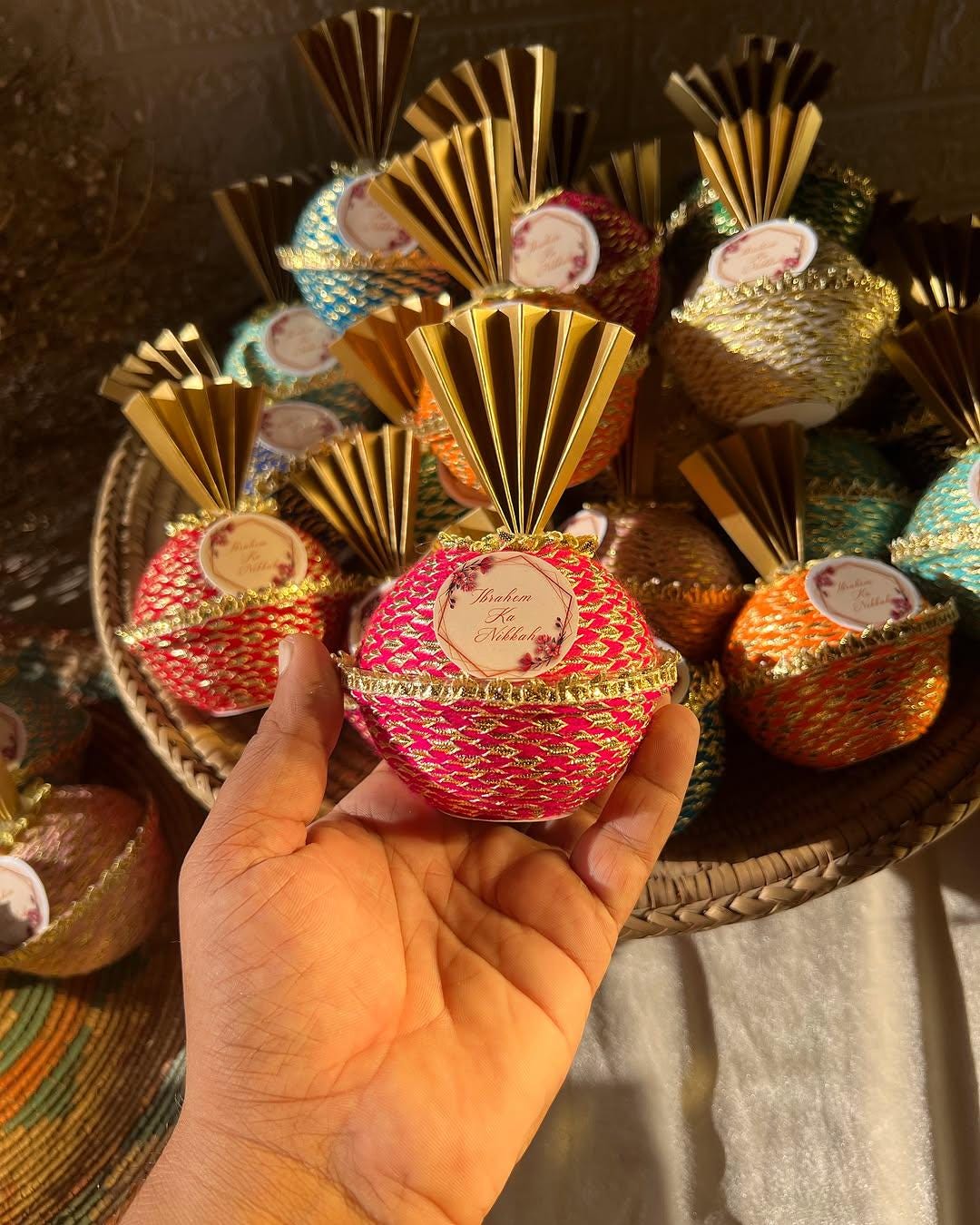 Pughri Matki Box Pugh Bid Box Mehendi/dholki Box Wedding Matki - Etsy