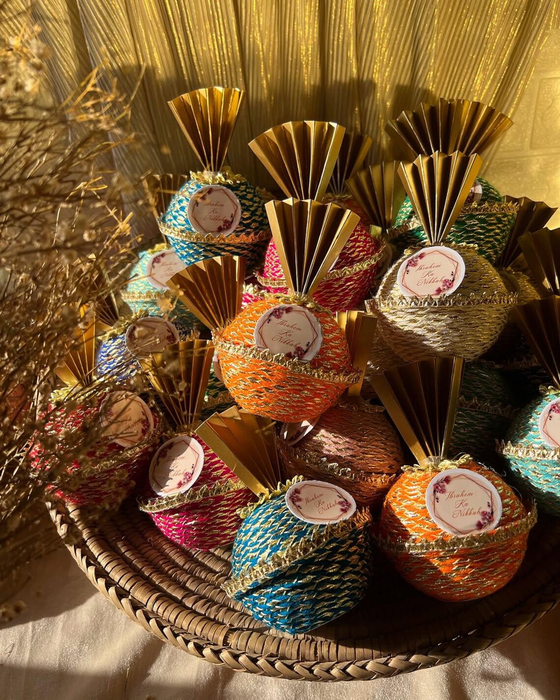 Pughri Matki Box Pugh Bid Box Mehendi/dholki Box Wedding Matki - Etsy