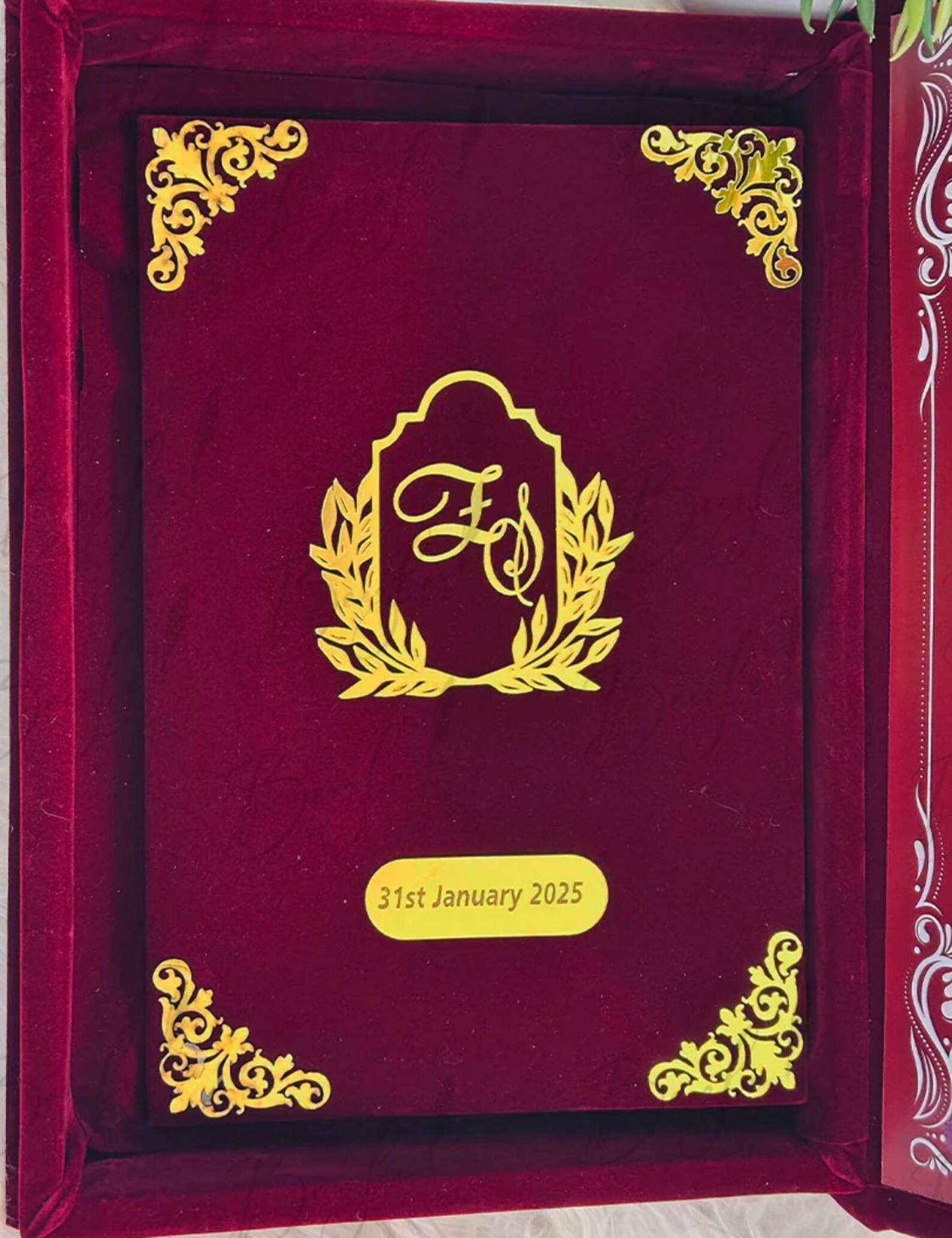 Nikkah Booklet - Nikkah Folder - Nikkah Certificate - Booklet With Box ...