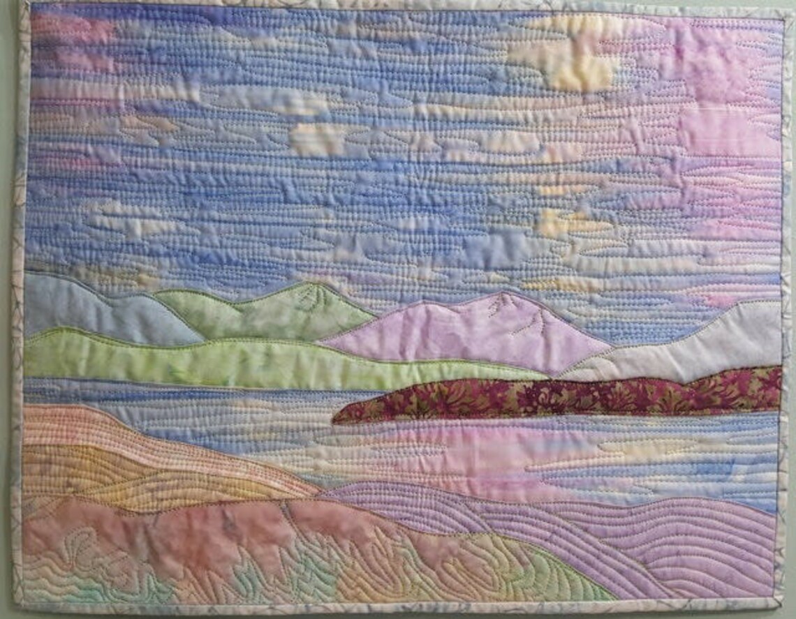 Easy Landscape Pattern/applique Tutorial / Digital Download - Etsy