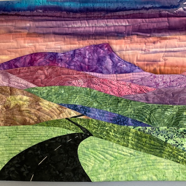 Landscape Quilt - Etsy