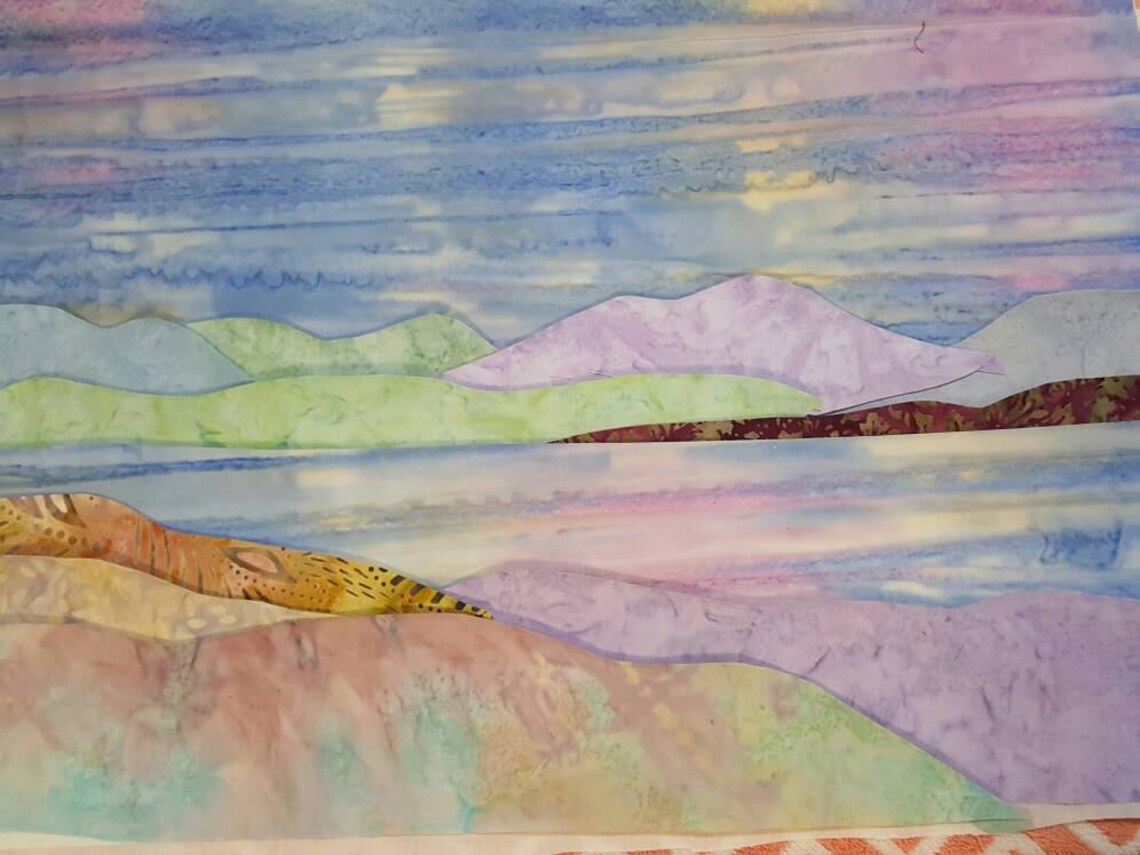 Easy Landscape Pattern/applique Tutorial / Digital Download - Etsy