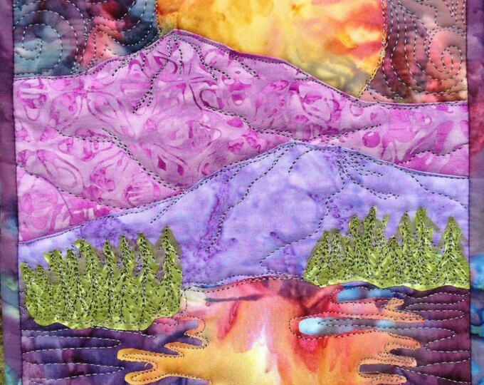 Art Quilt Pattern Tutorial : Dancing in the Moonlight - Etsy Canada