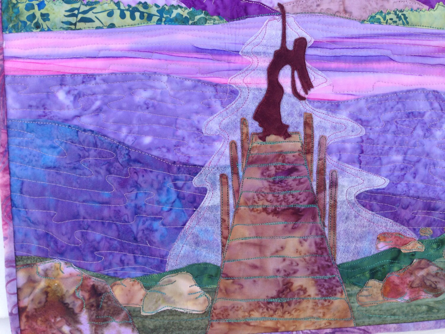 Art Quilt Pattern Tutorial : Dancing in the Moonlight - Etsy Canada