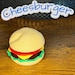 Burger Fidget Clicker – Cute 3D Printed Toy | Cheeseburger Stress ...