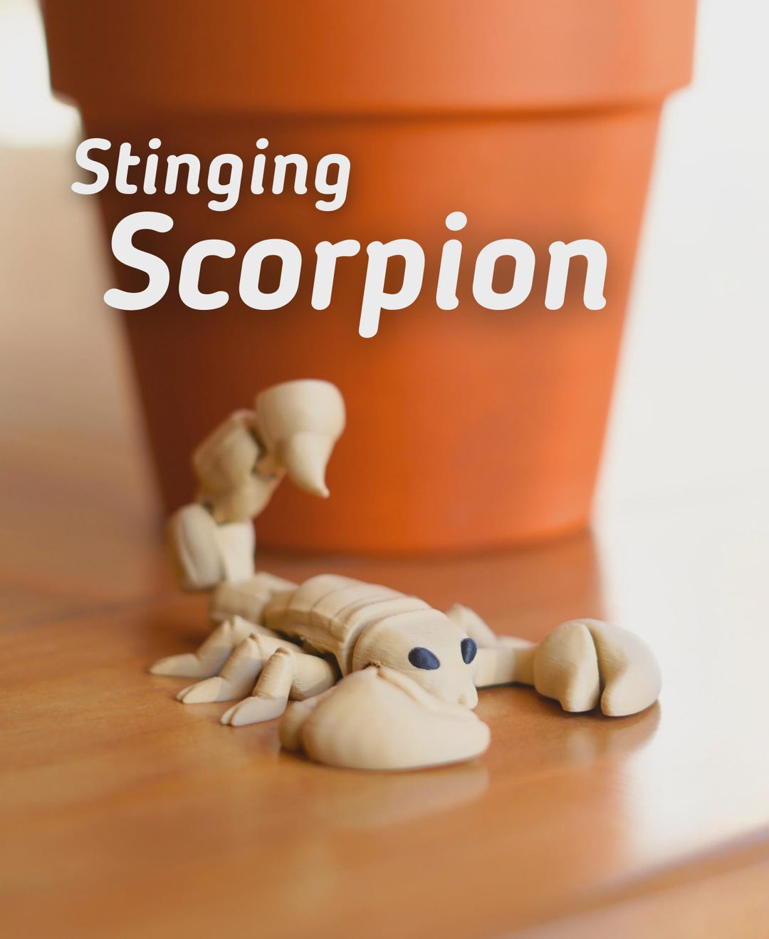 Flexi Articulated Scorpion – Cute 3D Printed Toy | Stinging Scorpion ...