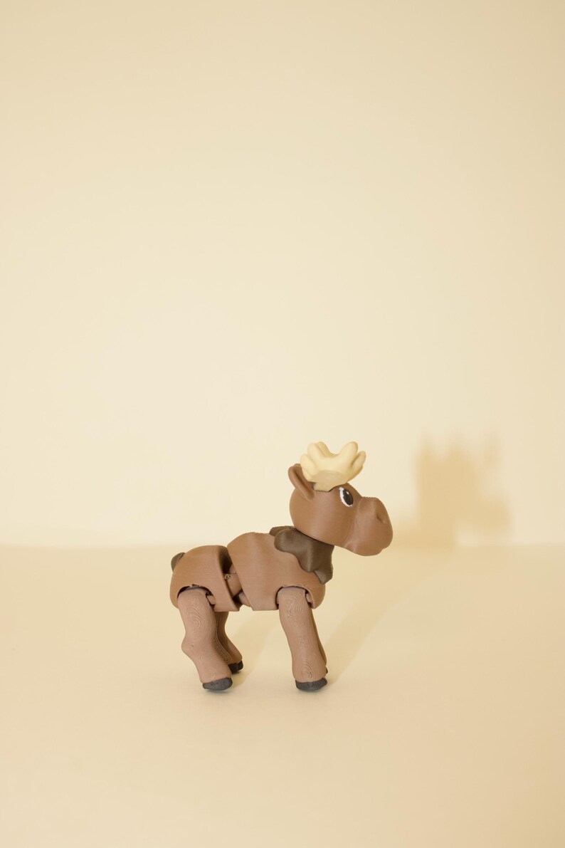 Meandering Moose – Articulated Fidget Toy | Flexi 3D Printed Moose ...