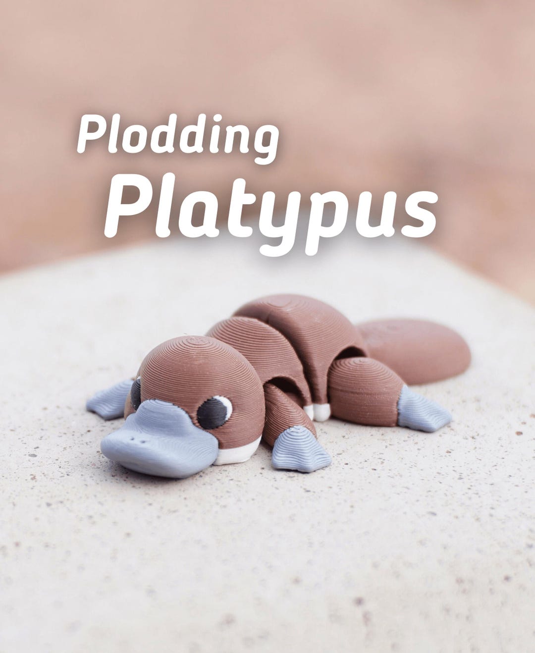 Flexi Articulated Platypus – Cute 3D Printed Toy | Plodding Platypus ...
