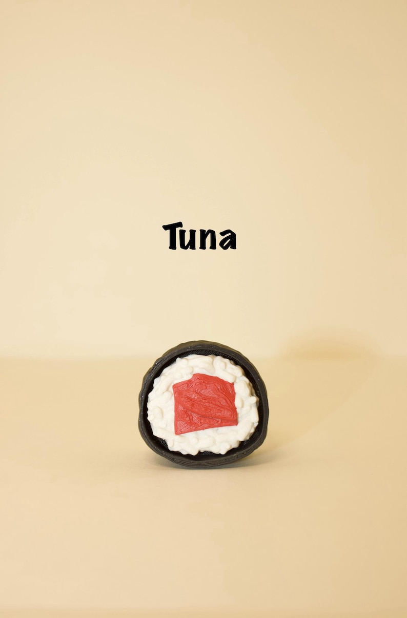 3D Printed Sushi Fidget Clickers – Sushi Roll Toy – Cute Desk Accessory ...