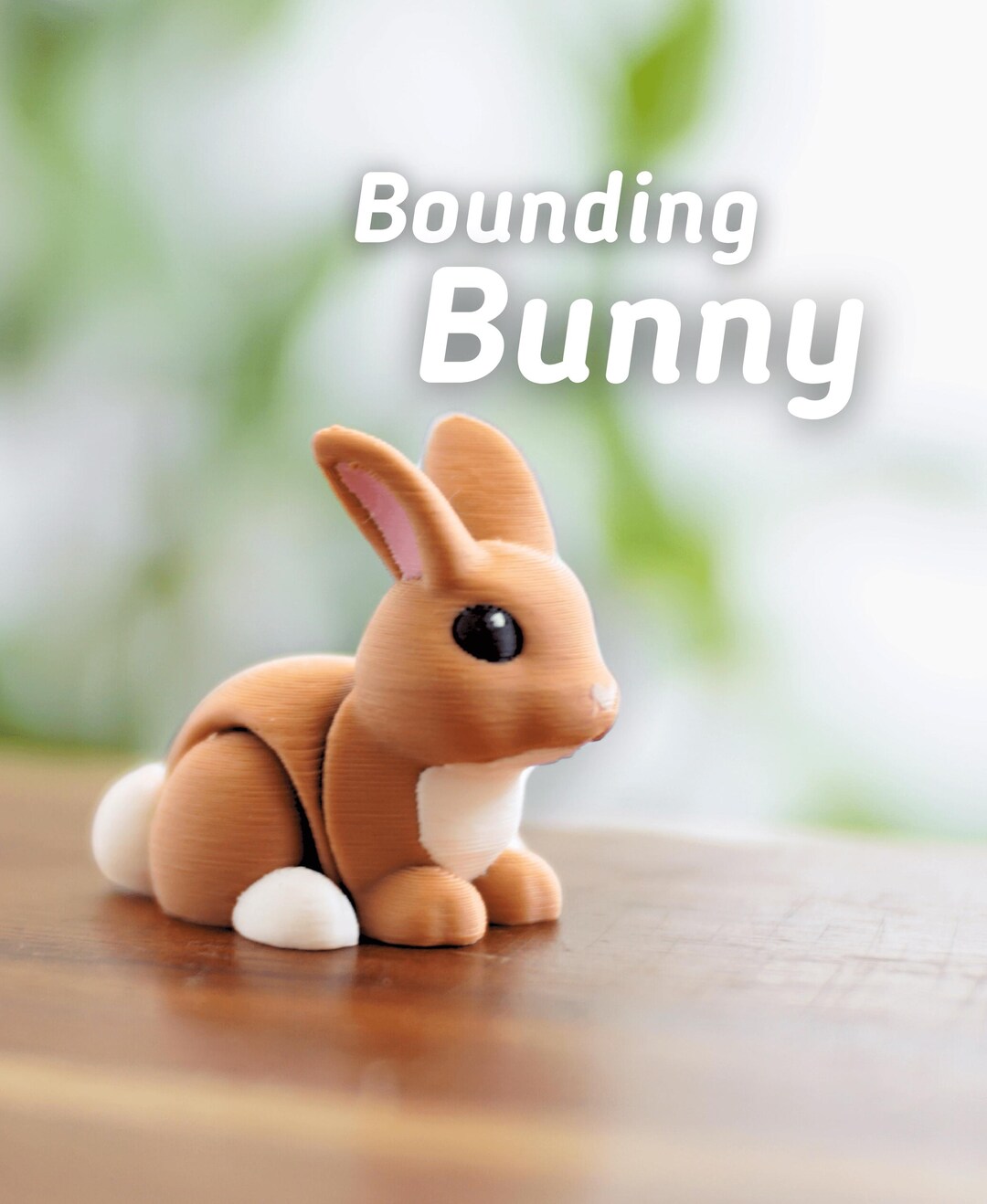 Flexi Articulated Bunny – Cute 3D Printed Rabbit Toy | Bounding Bunny ...