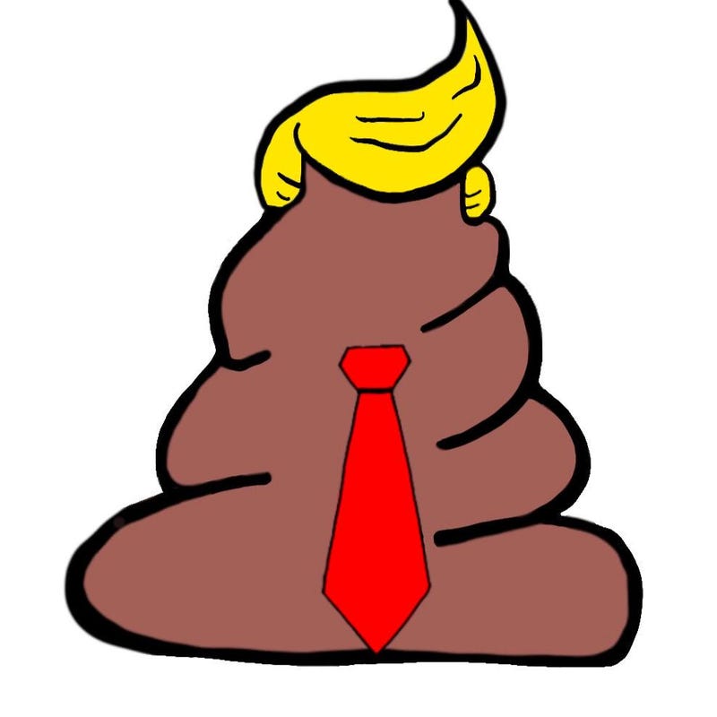 Trump Poop Emoji - Etsy